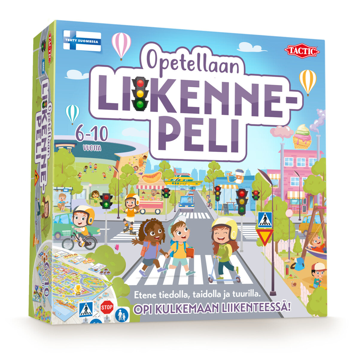 Opetellaan Liikennepeli lautapeli – Gamelot.fi